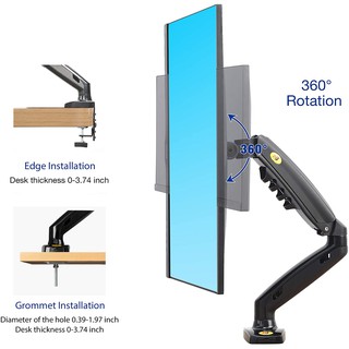 North Bayou NB F80 North Bayou NB F100A Single Monitor Arm Mount Stand ...