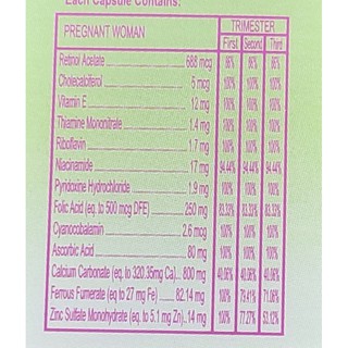 REPROGEN OB Food Supplement for Pregnancy and Lactation VITAMINS AND ...