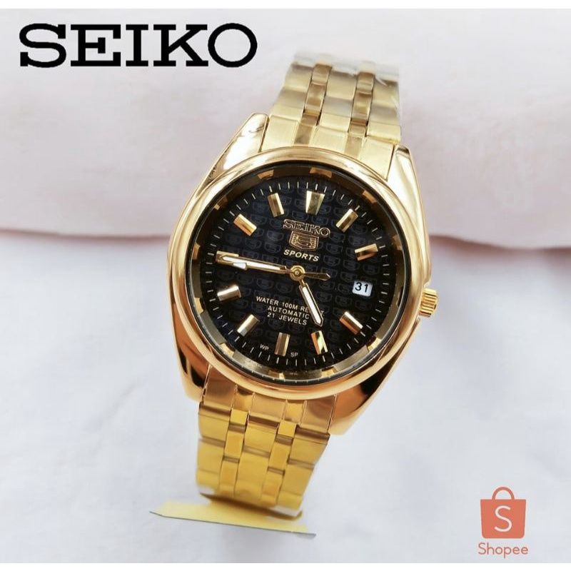 Seiko watch for men automatic hand movement with date | Shopee Philippines