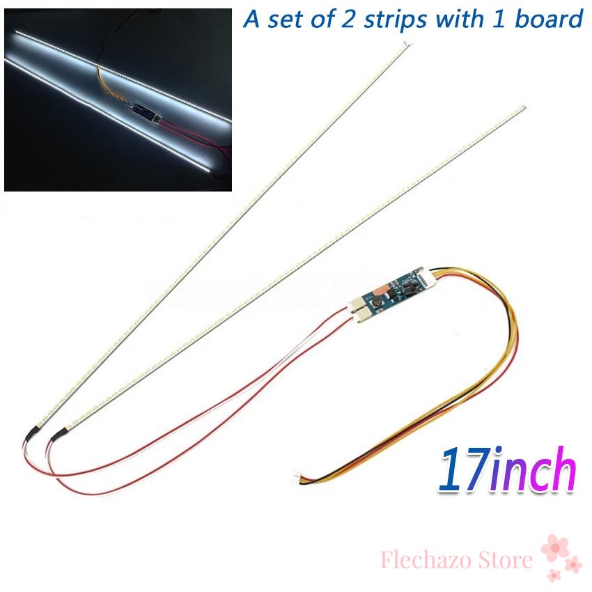 17inch Universal LED Backlight Strip Kit Backlight Upgrade Kit for Update CCFL LCD Screen PC ...
