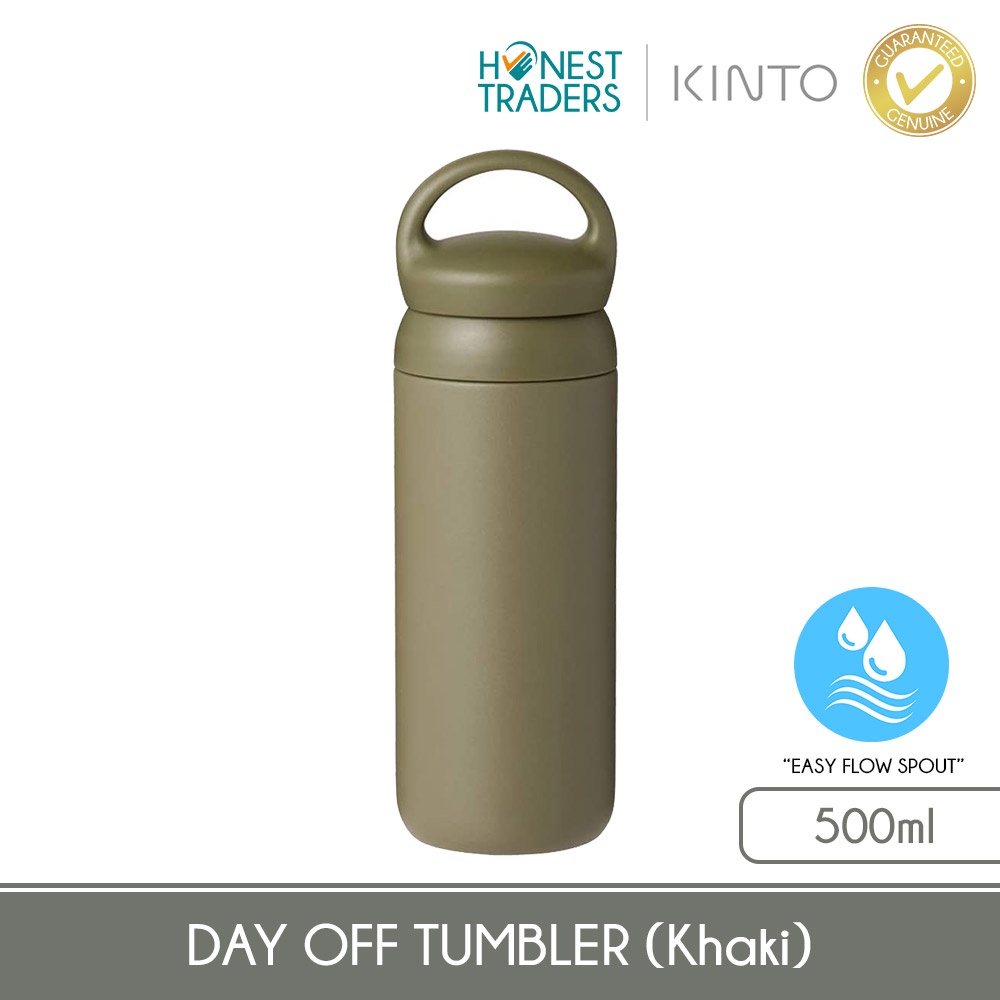 Kinto Day Off Tumbler Khaki 500ml 21095 | Shopee Philippines