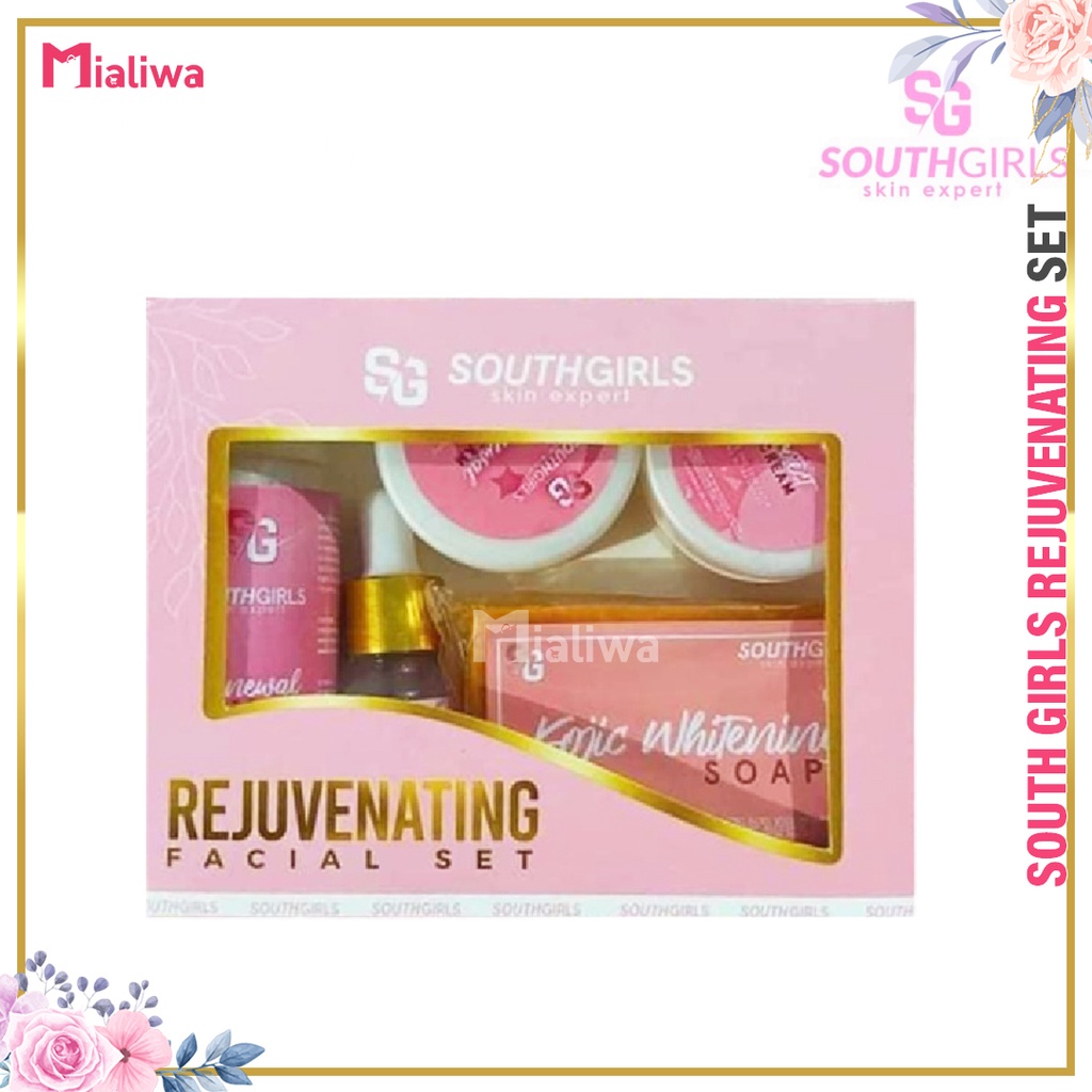 South Girls Skin Expert Rejuvenating Facial Set W/ Serum Sunscreen ...