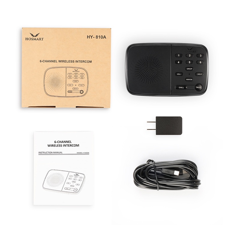 Hosmart Home Wireless Intercom, 1/2 Mile Wireless Intercom System for ...