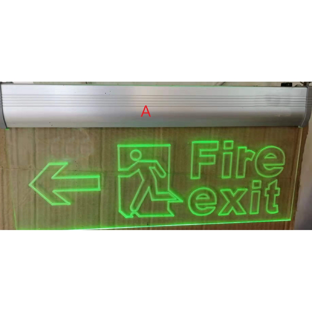 Led emergency exit light safety sign LED Signs | Shopee Philippines