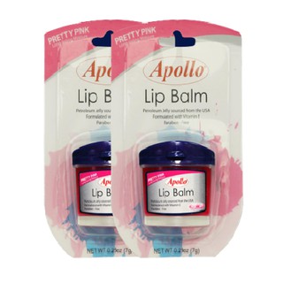 Apollo Lip Balm Pretty Pink 7g by 2s | Shopee Philippines