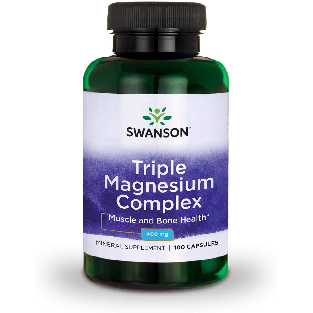 SWANSON TRIPLE MAGNESIUM COMPLEX 400 MG 100 CAPSULES | Shopee Philippines