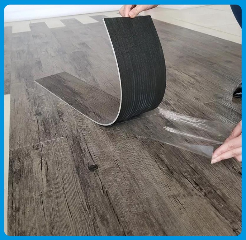 PVC Floor Sticker Waterproof Removable Vinyl Floor Home Decorative Wood ...