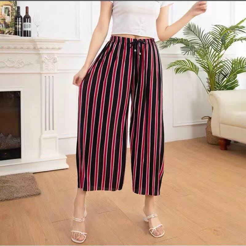 #910 COD FASHIONABLE SQUARE PANTS STRIPE DESIGN | Shopee Philippines