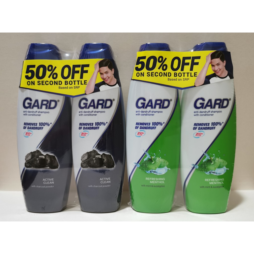 Gard Anti-Dandruff Shampoo 2 x 180ml Value Pack | Shopee Philippines