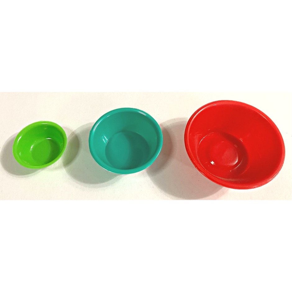 [25 pcs] 1oz, 2oz, 3oz plastic puto cups, puto molder (random color/s ...