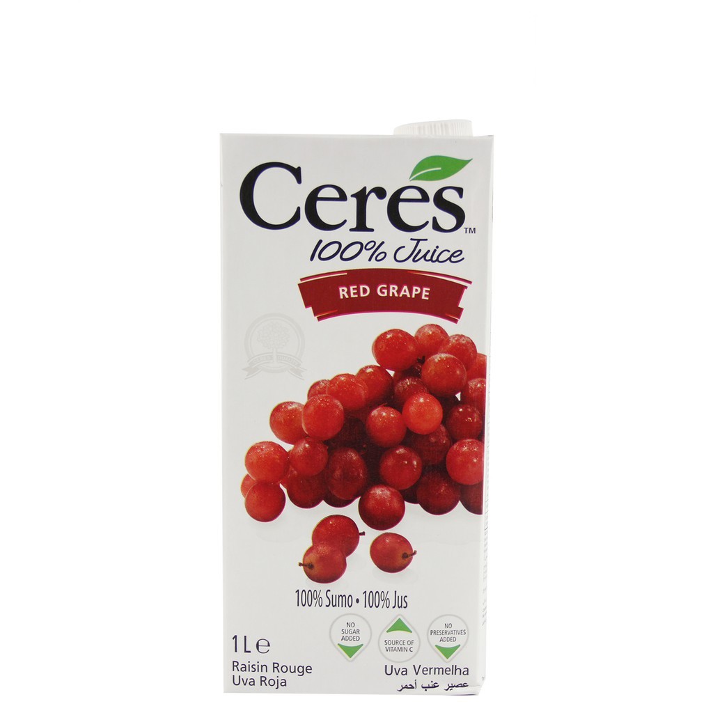 Ceres Fruit Juice - Red Grape 1Liter | Shopee Philippines