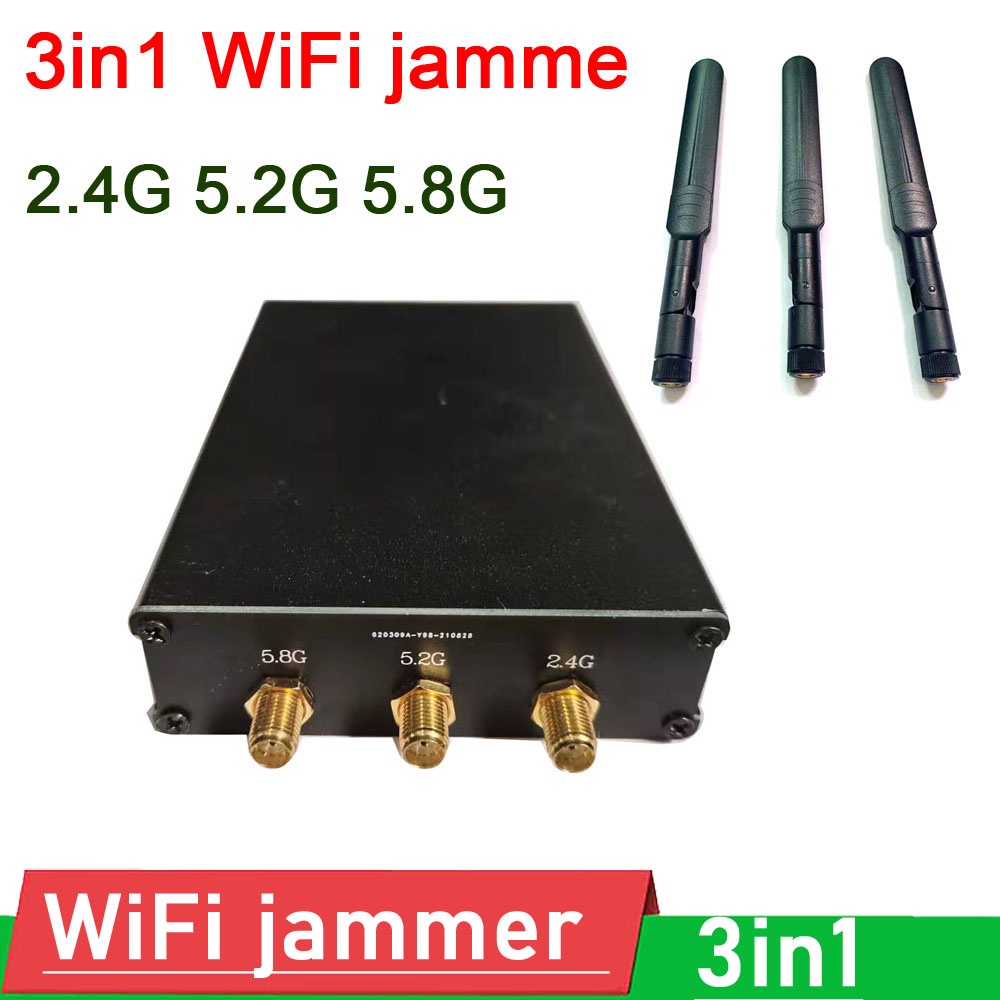 3in1 2.4G 5G 5.8G WiFi jammer signal source Shielder 2.4Ghz 5.2G 5.8Ghz ... 3in1 2.4G 5G 5.8G WiFi jammer signal source Shielder 2.4Ghz 5.2G 5.8Ghz ...