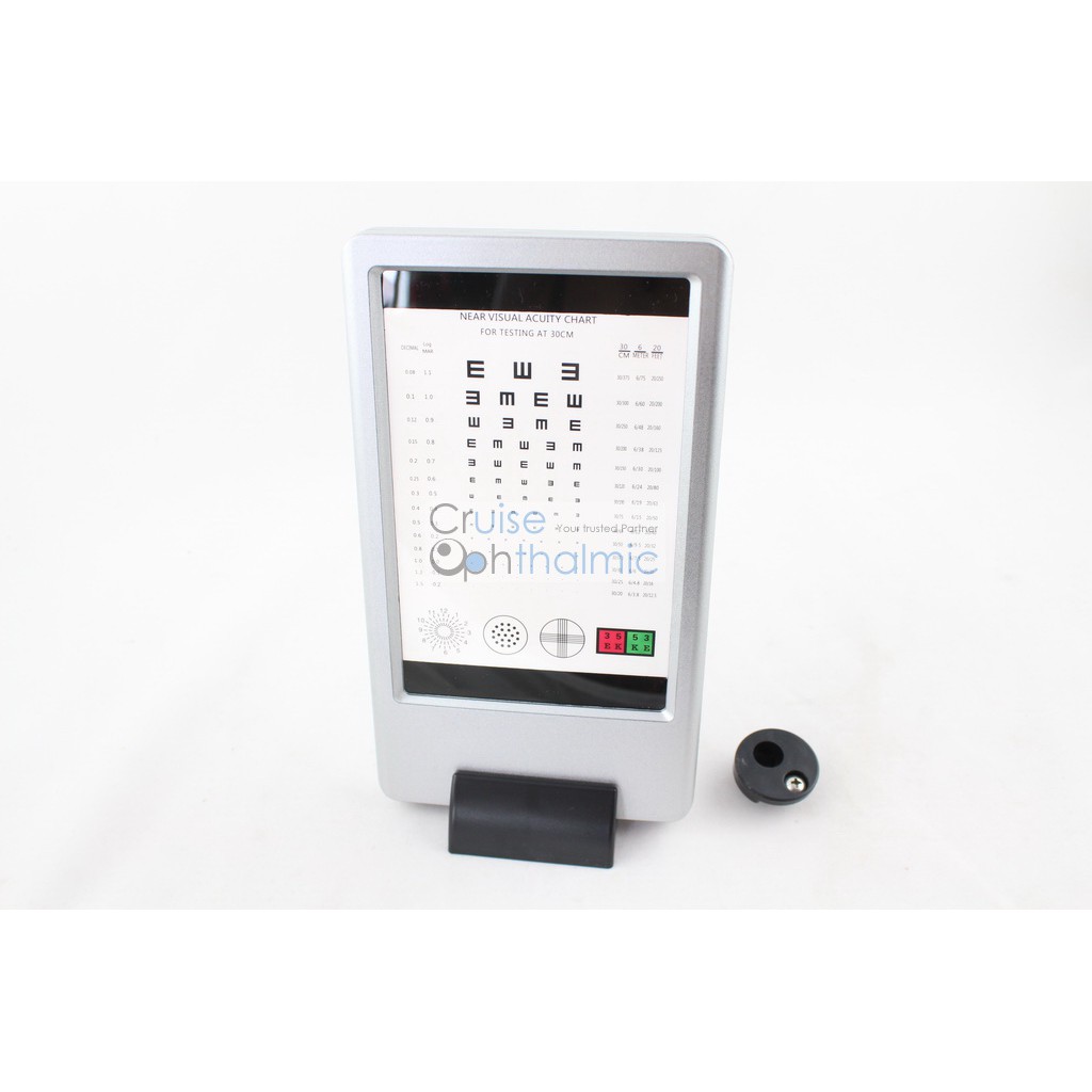 Rechargeable 30cm near vision Tester CP30 with ruler E and Letter chart ...