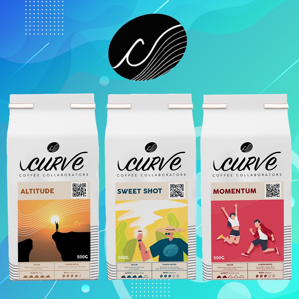 Curve Premium Espresso Blend Coffee Beans (500g) | Shopee Philippines