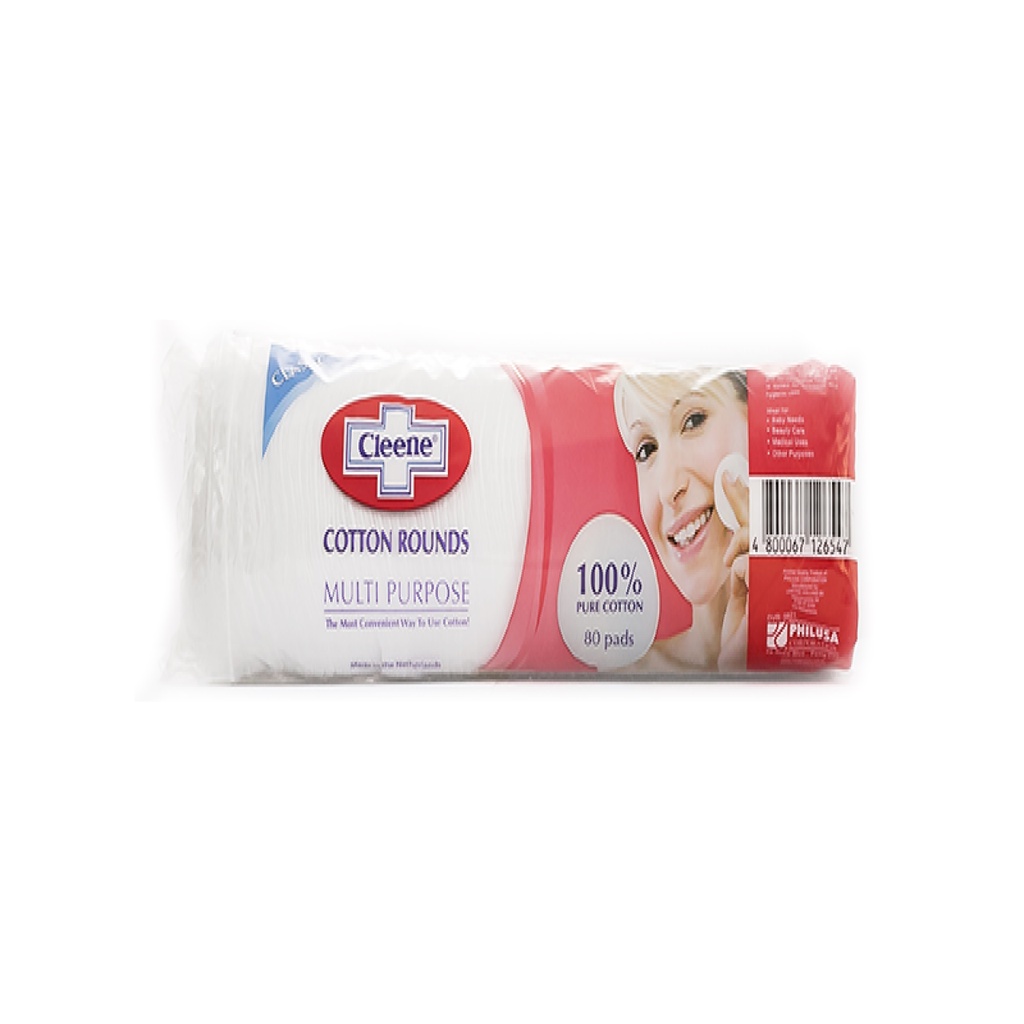 Cleene Facial Cotton Rounds 80s | Shopee Philippines