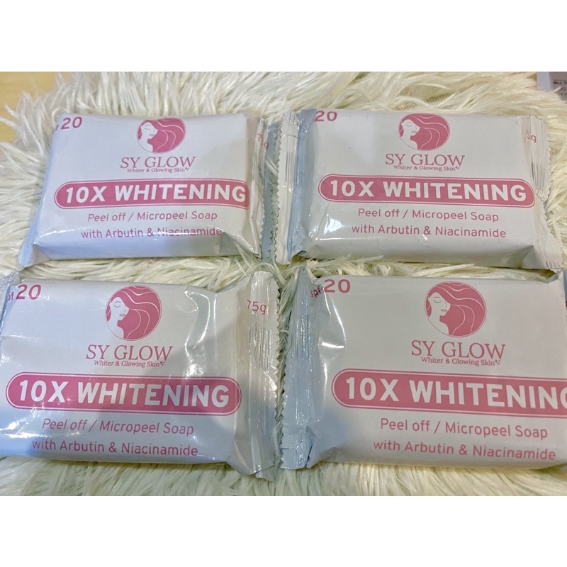 BUNDLE SY GLOW 10X WHITENING SOAP SPF 20 | Shopee Philippines