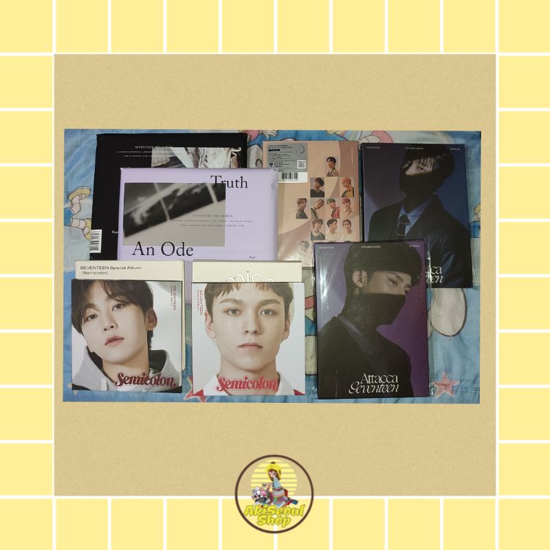 [Read Description] OnHand Unsealed Seventeen SVT Albums Korean and ...