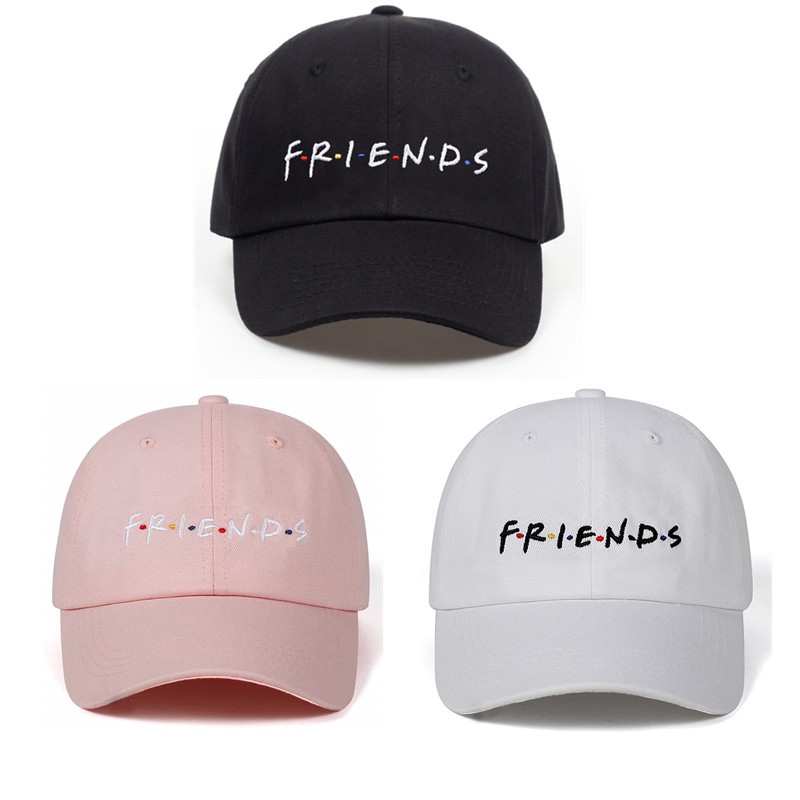 Friends Embroidered Baseball Cap Adjustable Dad Hat Letters Cap ...