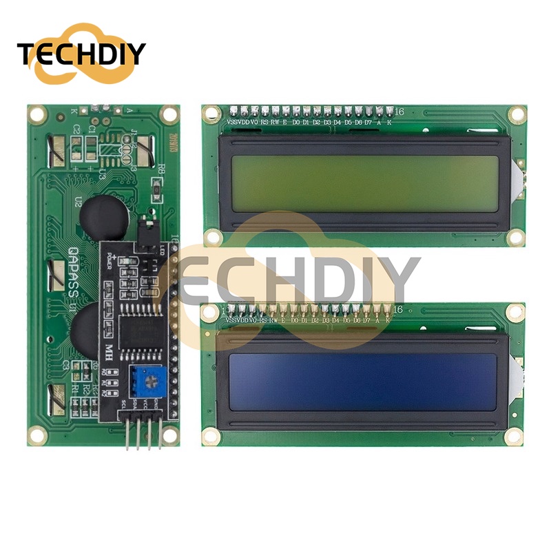 TENSTAR ROBOT LCD1602+I2C LCD 1602 module Blue/Green screen PCF8574 IIC ...