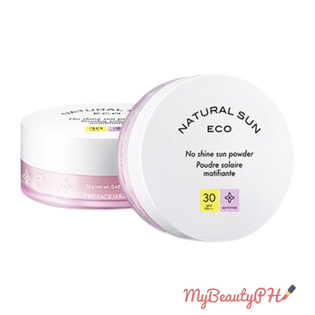 Natural Sun Eco No Shine Sun Powder / Sun Block / Face Powder - 13g ...