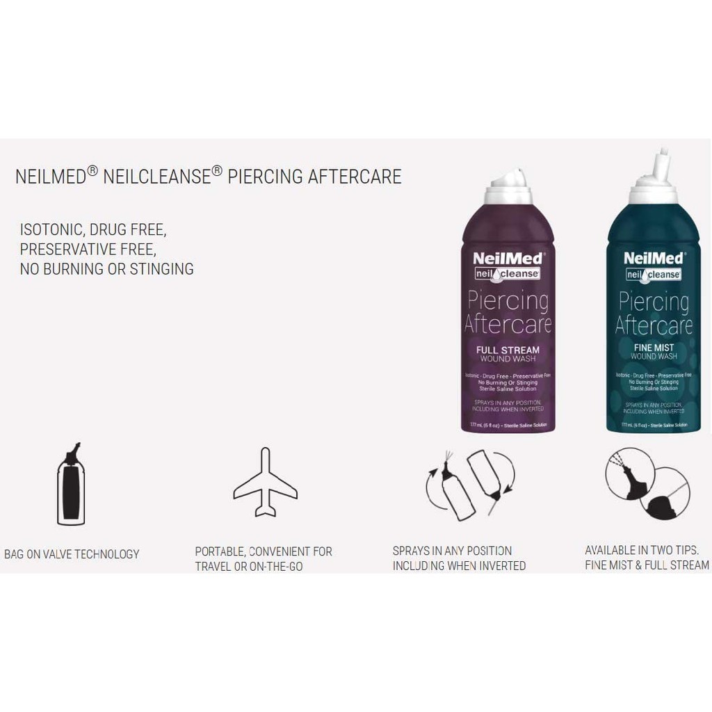 【一部予約販売】 NeilMed NeilCleanse Piercing Aftercare sushitai.com.mx