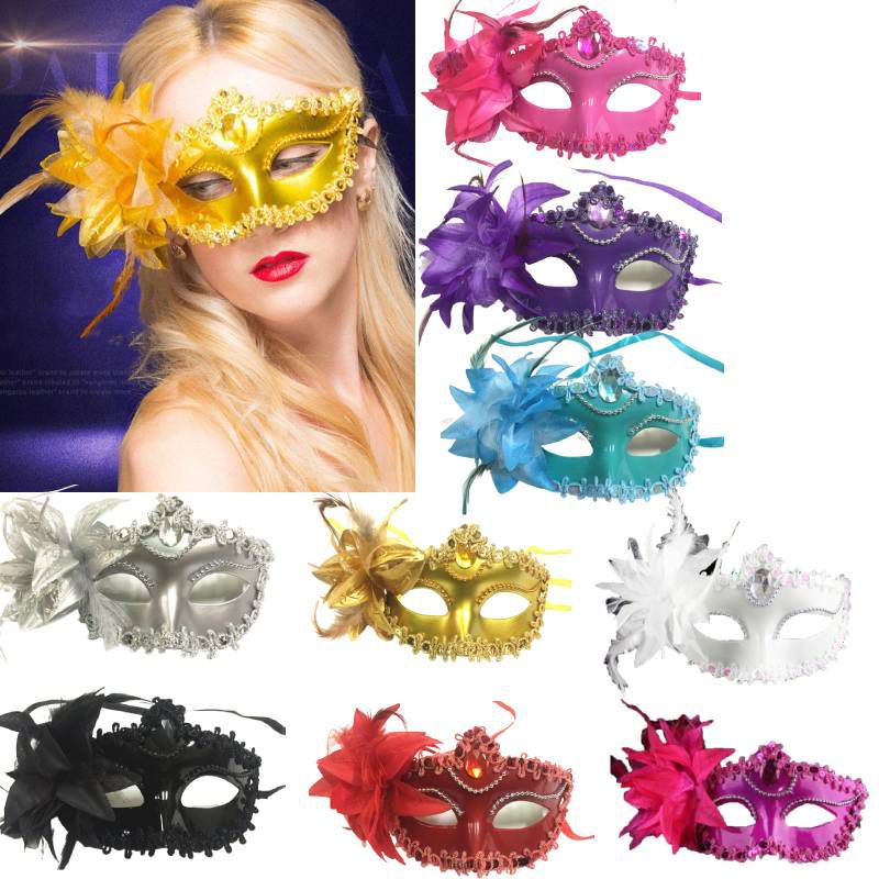 Fashion Women Masquerade Mask for party Face Mask Sexy Cosplay Prom ...