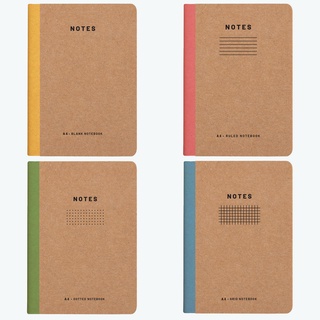 Stradmore DIY Notes Blank/Lined/Dotted/Grid A5/A6 Random Color | Shopee ...