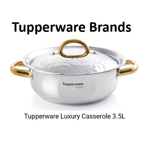 Tupperware Luxury Cookware Casserole with Cover (1) 3.5L | Shopee ...