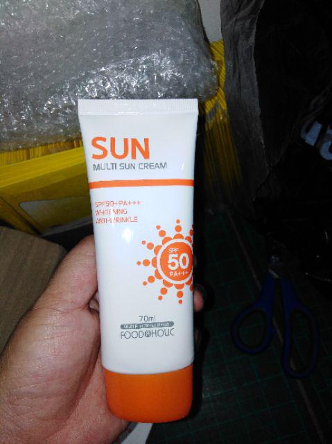 Foodaholic Sun Multi Sun Cream SPF 50+++ | Shopee Philippines