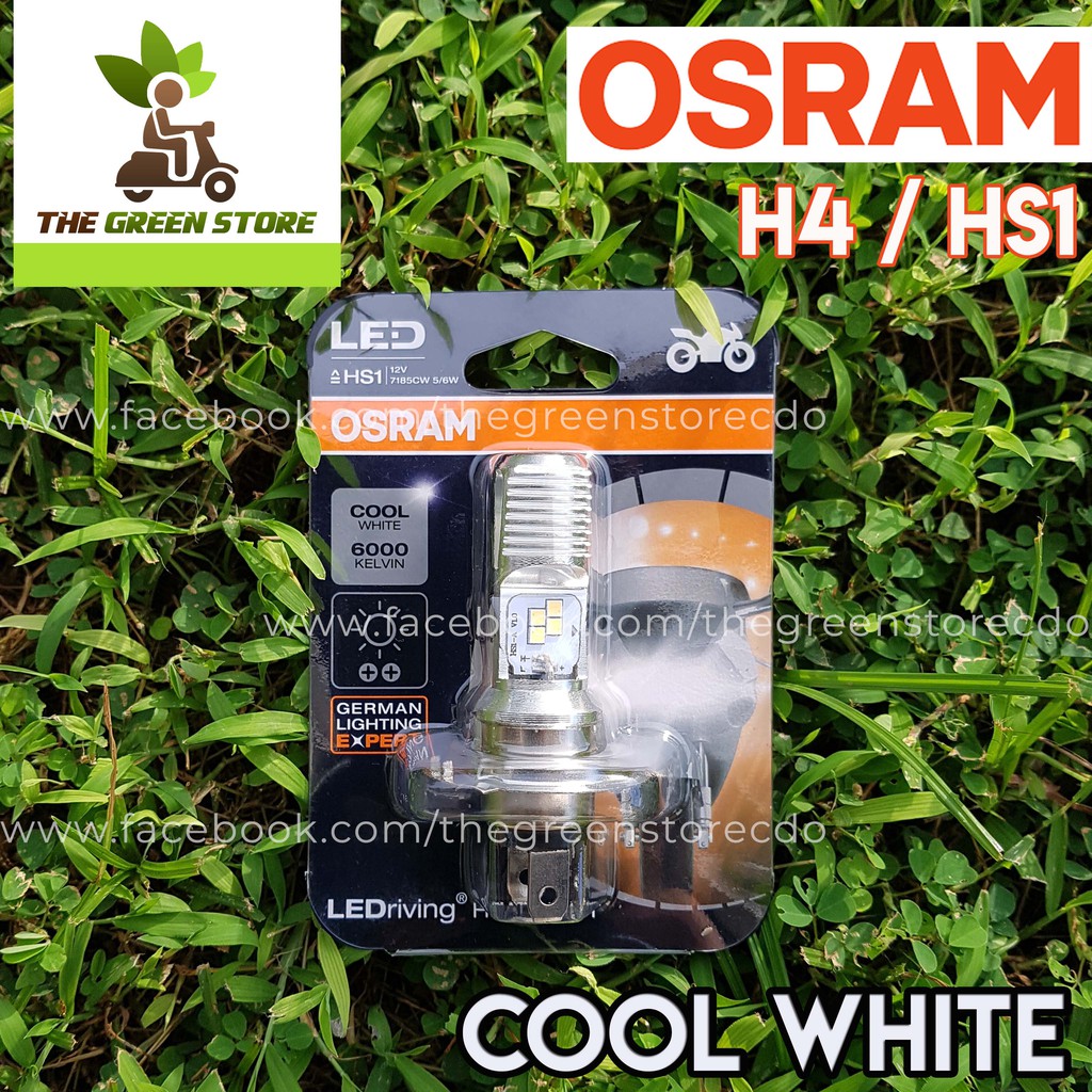 OSRAM HS1 ( H4 ) Cool White LED Motorcycle Headlight Bulb | Shopee ...