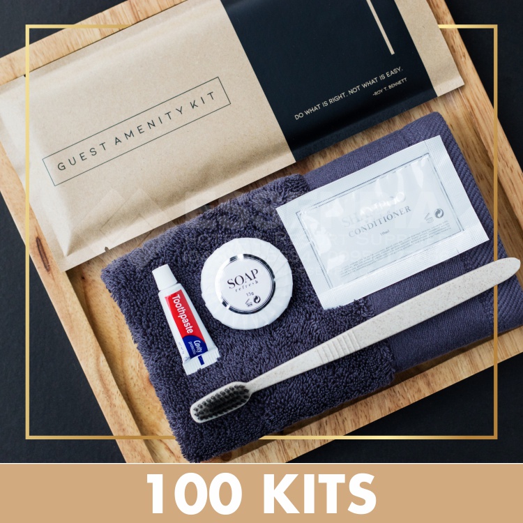 100 Packs ECO BIO Guest Amenity Kit AIRBNB Guest House Motel Hotel ...