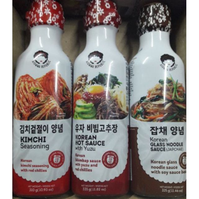 Korean condiments (Gochujang, Kimchi, Japchae sauce) | Shopee Philippines