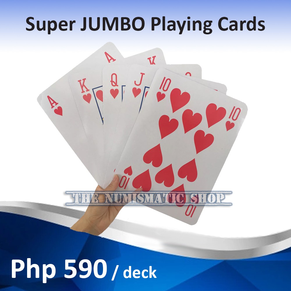 Super Jumbo Playing Cards (21cm x 28 cm) | Shopee Philippines