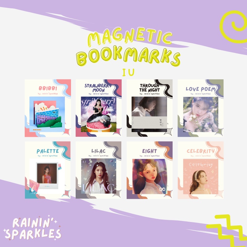 IU LEE JI EUN Digital Album Cover - Magnetic Bookmark | Shopee Philippines