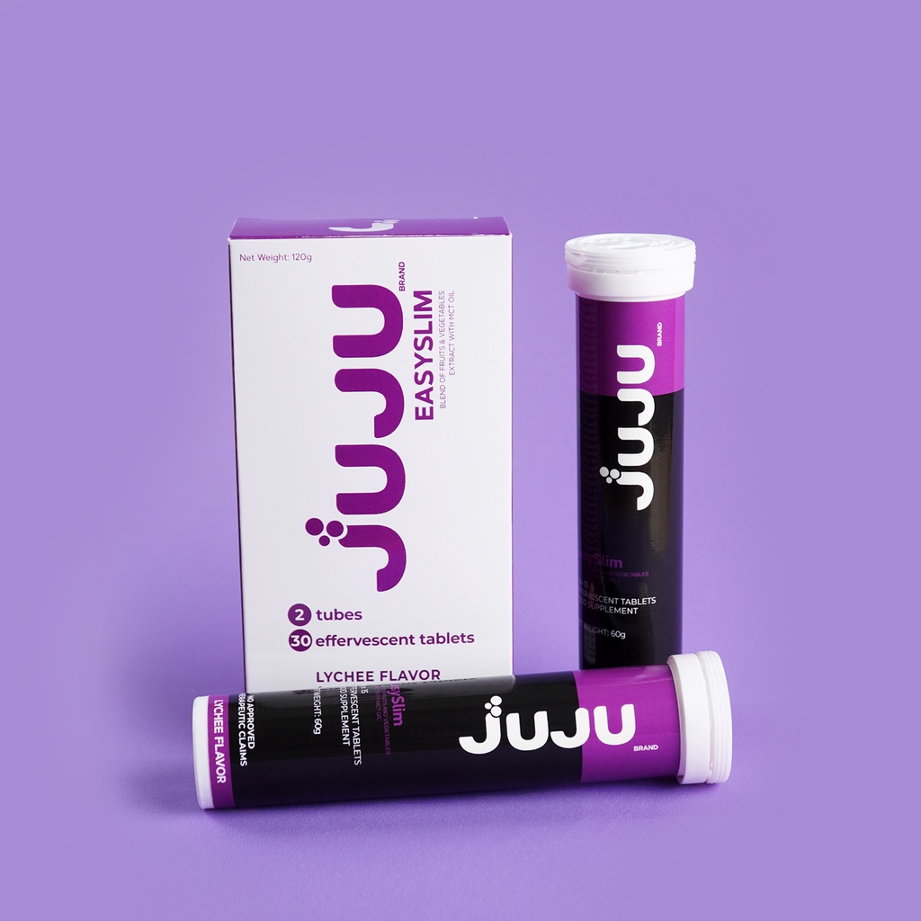 JUJU EasySlim - 1 Box (30 Effervescent Tablets) Best for Slimming ...