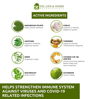 EXL Makabuhay Plus Dietary Supplement (30 capsules per box) | Shopee ...