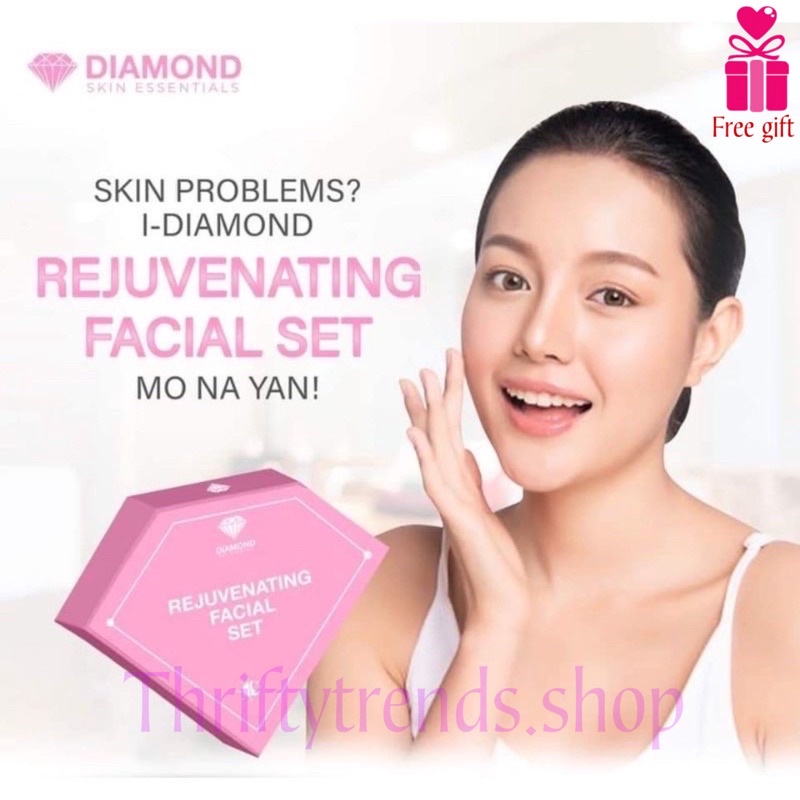 Diamond Skin Essentials Beauty Facial Set( Rejuvenating Set ) | Shopee ...