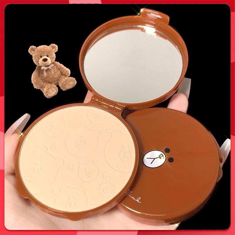 MAFFICK Little Bear Matte + Poreless Pressed Powder Foundation Perfect ...