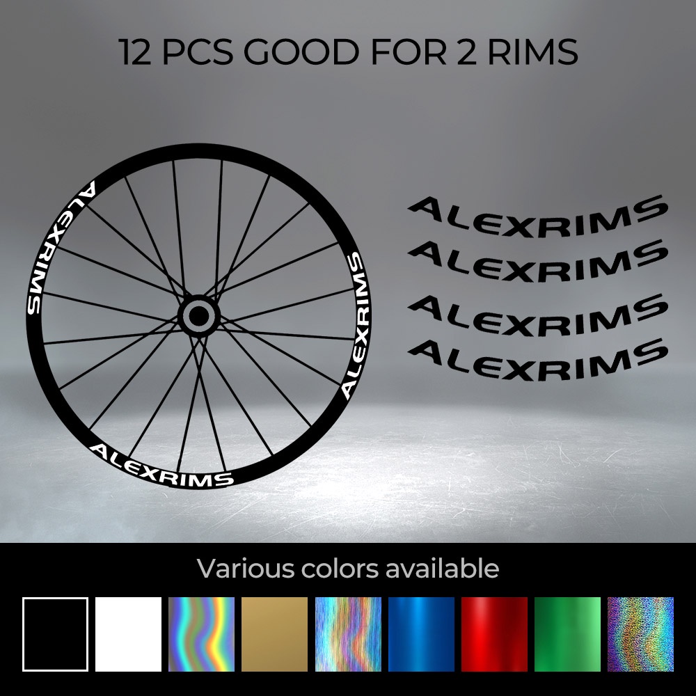 Alex Rim Decals Bicycle Rim Sticker Decals For Mountain Bikes And Road ...