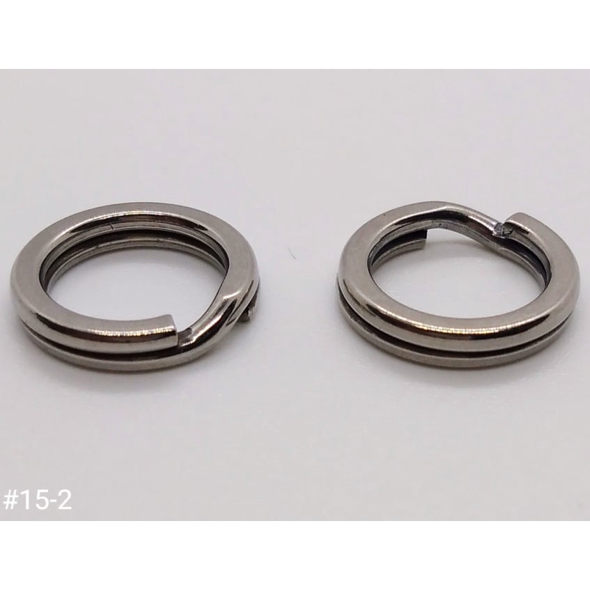 Fishing SPLIT RING gear interlock double ring connector 10 pcs per pack ...