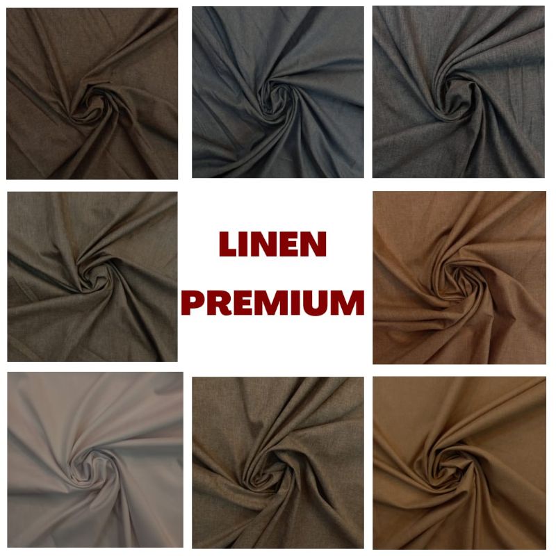 Premium LINEN Fabric / Plain LINEN Fabric | Shopee Philippines