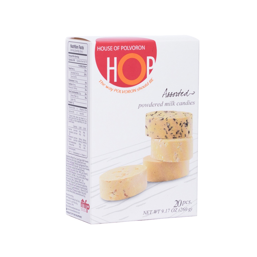 House of Polvoron Assorted Box 20pcs 260g | Shopee Philippines
