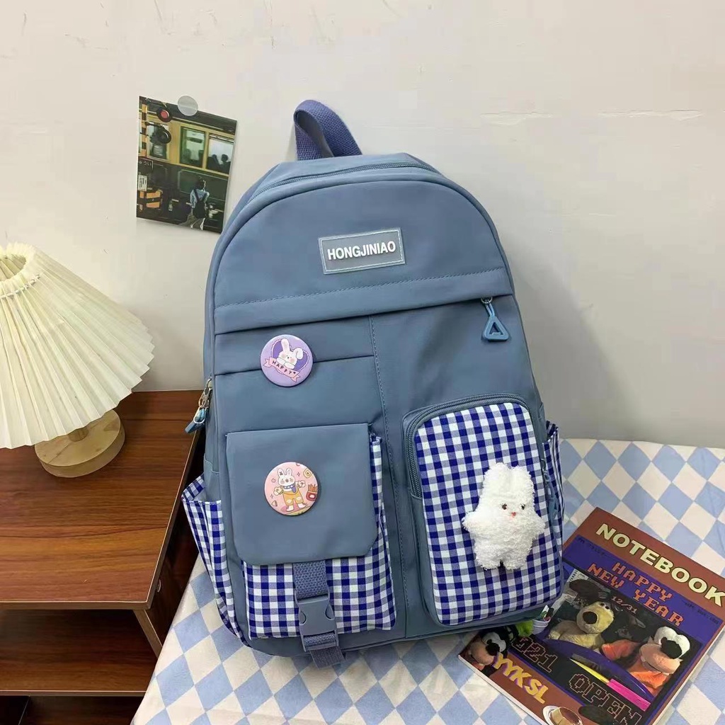 size 43x30x14cm korean school fashion womeb girl backpack cute | Shopee ...
