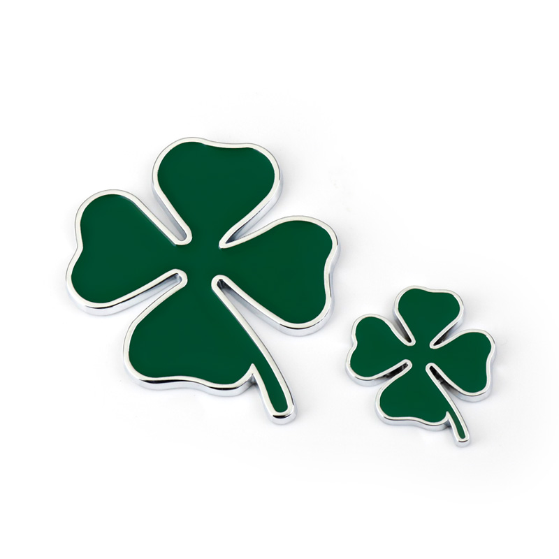 ぉPersonality Metal Alfa Romeo Clover Car Logo Car Sticker Side Logo ...