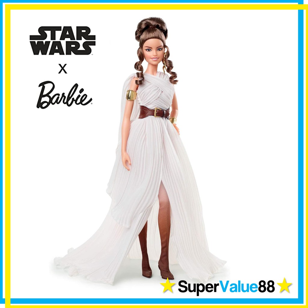 Original Barbie Collector Star Wars Rey Doll with Gown and Accessories ...