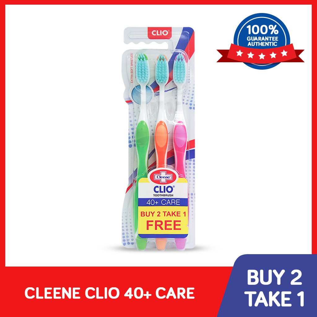 Cleene CLIO Toothbrush 40+ Buy 2 Take 1 | Shopee Philippines Cleene CLIO Toothbrush 40+ Buy 2 Take 1 | Shopee Philippines