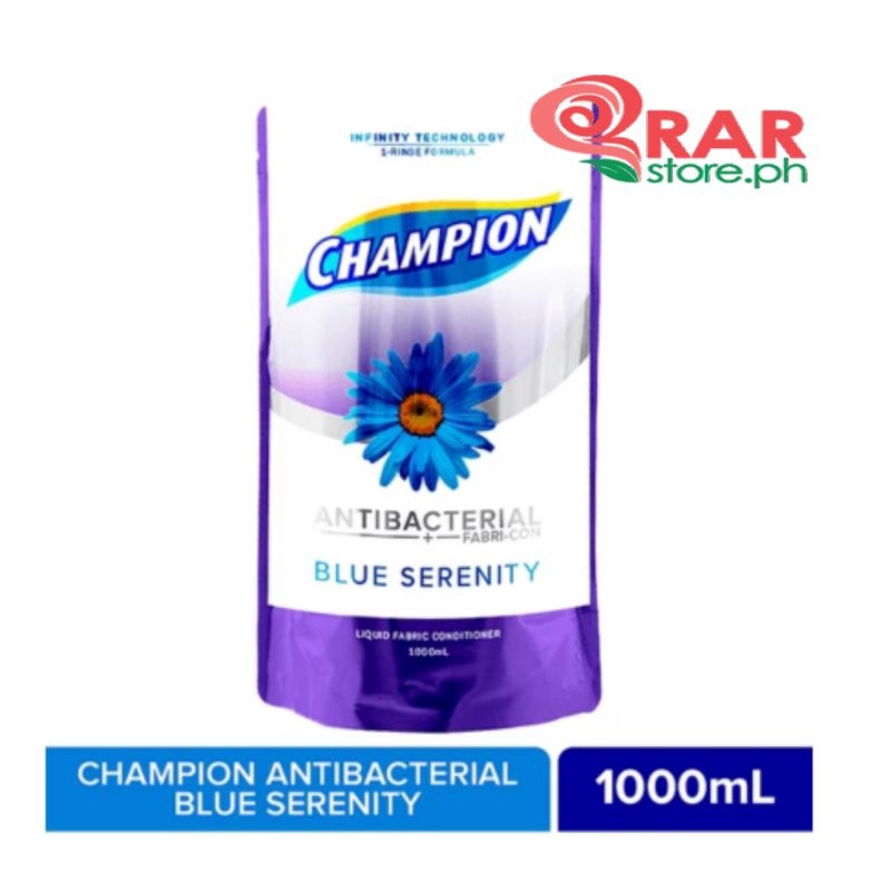 Champion Fabric Conditioner Blue Serenity 1000 ml | Shopee Philippines