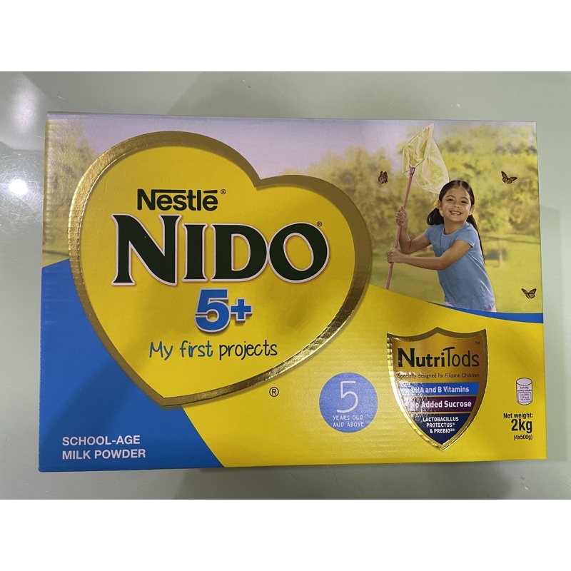 Nido 5+ plus Powdered Milk for Children above 5 years old 2kg Nestle ...