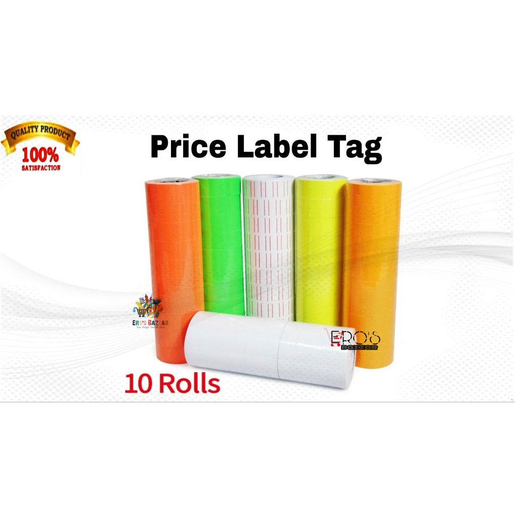 Price Label Tape Tag Price for Price Labeller 10 Rolls (700 stickers ...