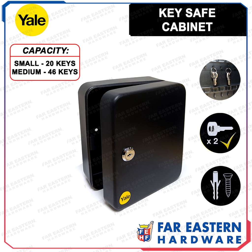 YALE Key Safe Steel Cabinet Key Holder Box | Shopee Philippines